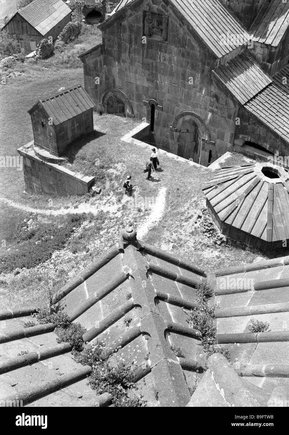 Top view of the Akhpat monastery 10th 13th century Stock Photo - Alamy