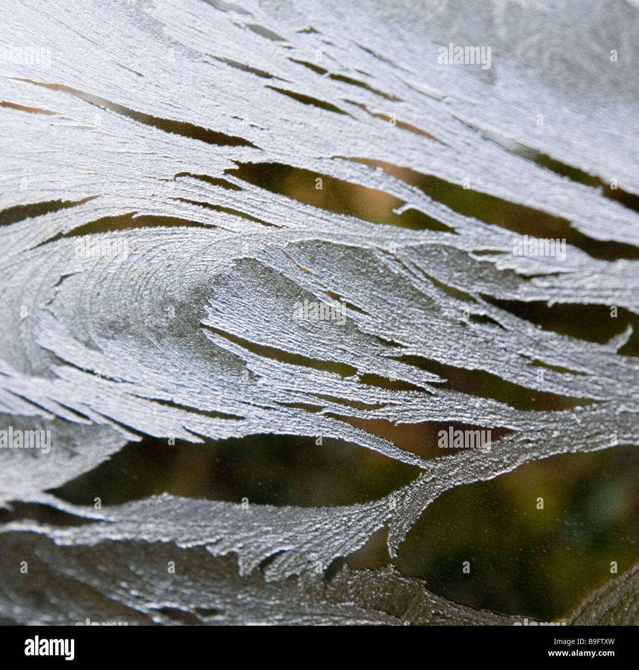 Frost pattern on icy car hi-res stock photography and images - Alamy