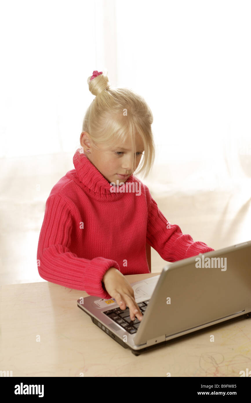 girl Notebook data input detail series people child blond turtlenecks ...