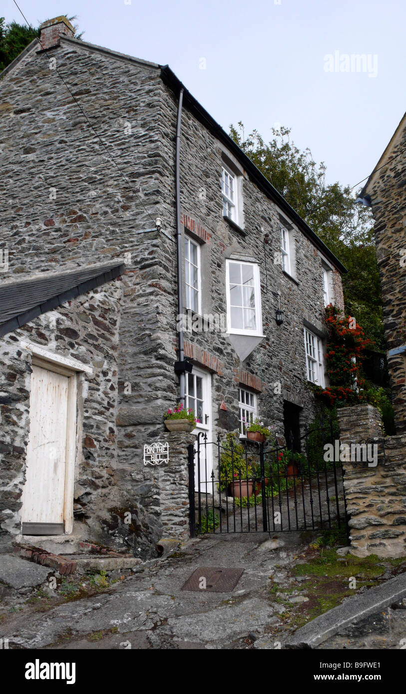 Cornish Coastal house Stock Photo - Alamy