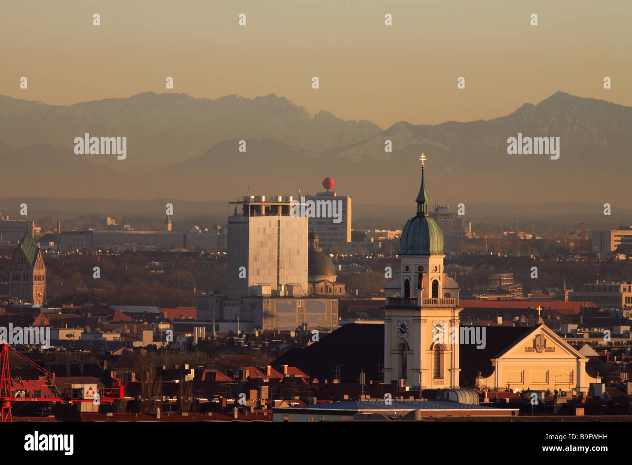 Munich city mountains hi-res stock photography and images - Alamy