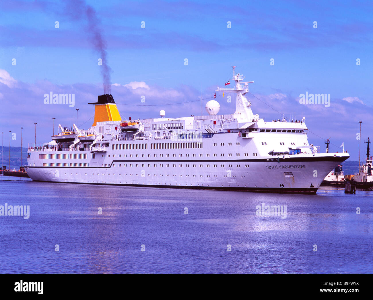 Spirit of Adventure cruise ship,Leith,Edinburgh,Scotland,Britain Stock ...
