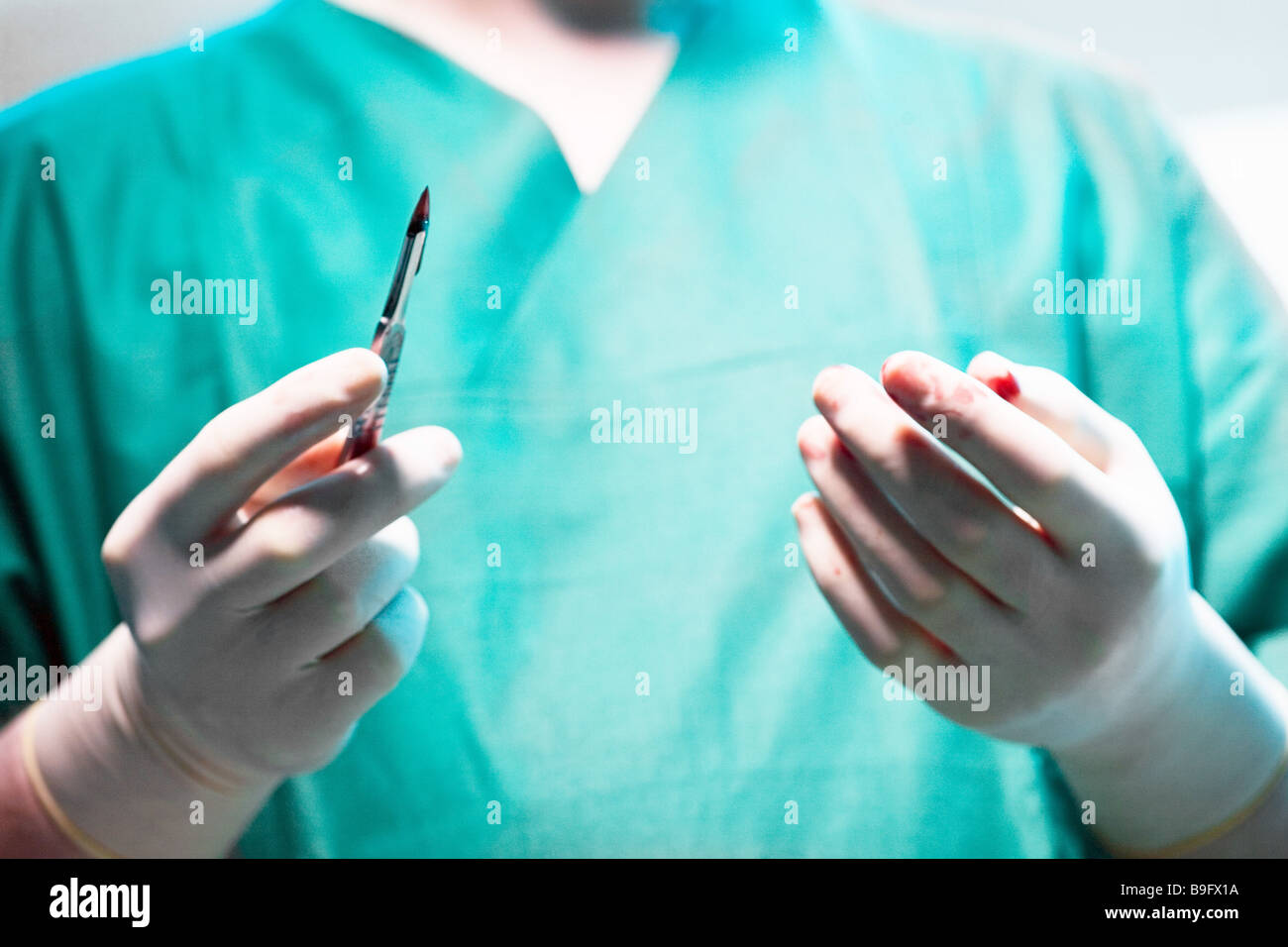 Surgeon scrubs hands scalpel bloody Doctor contribution contributions ...