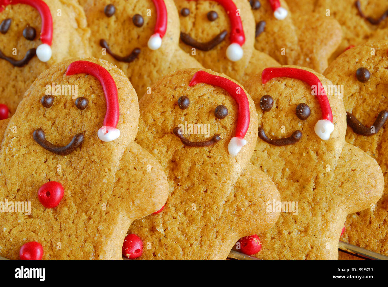 Many santas hi-res stock photography and images - Alamy