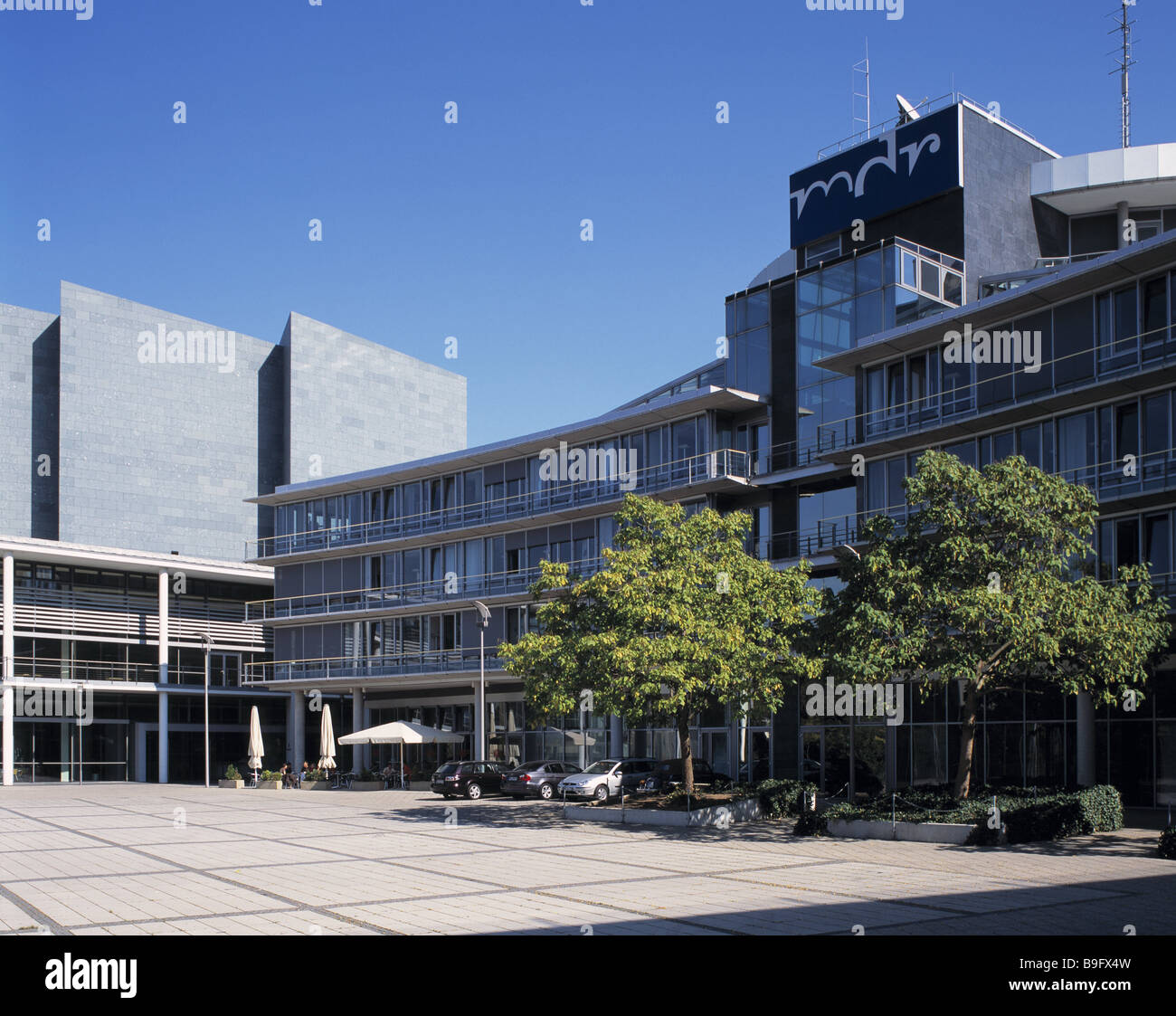 Germany Saxony-Anhalt hall at the Saale Georg-Friedrich-Händel-Halle ...