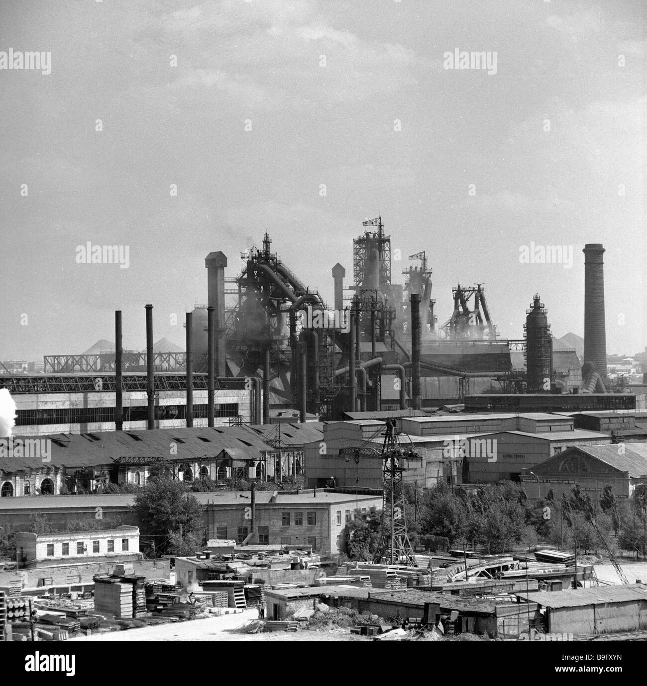 Lenin Iron and Steel Mill in Donetsk Stock Photo - Alamy