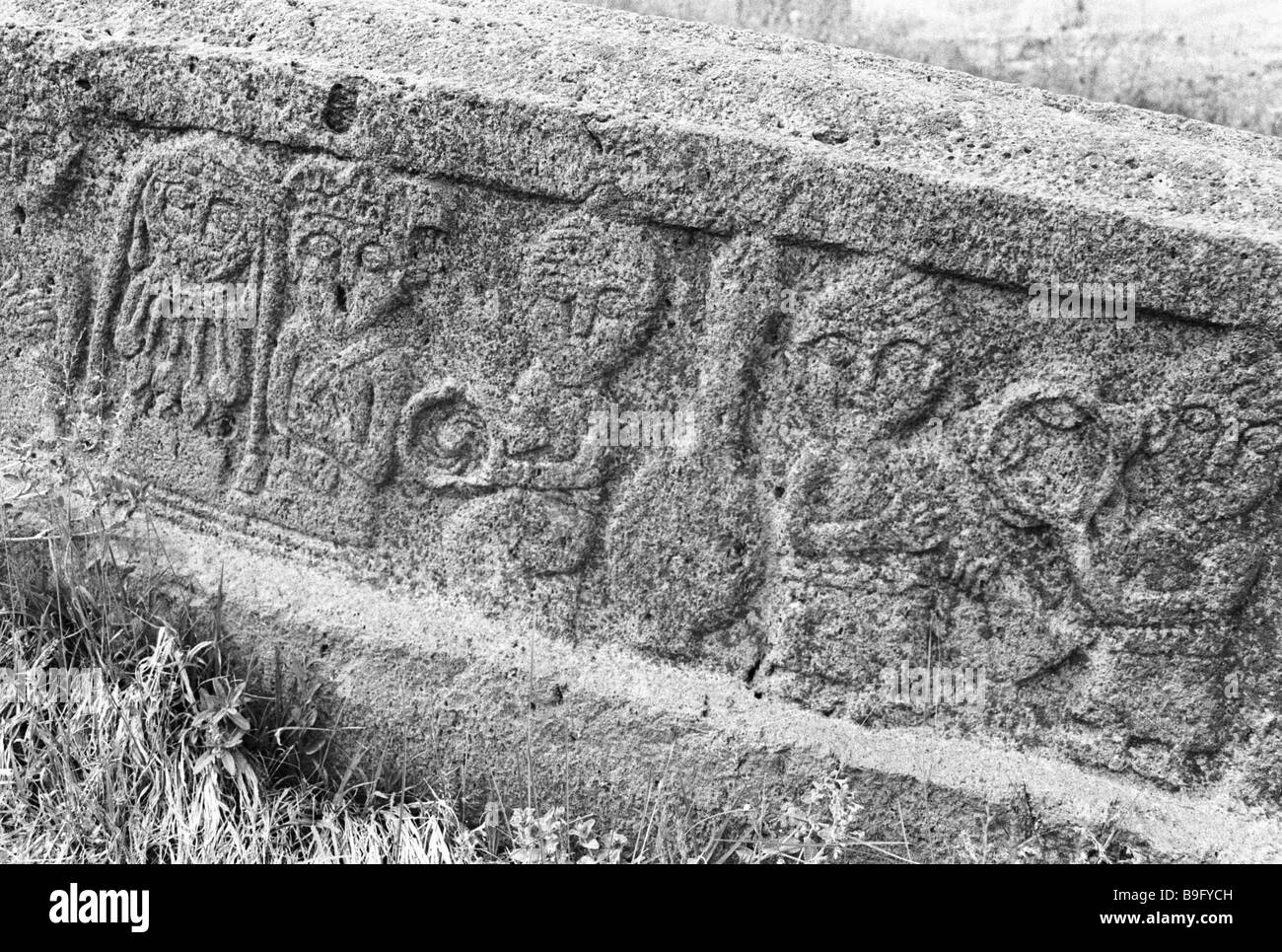 A tomb slab Stock Photo - Alamy