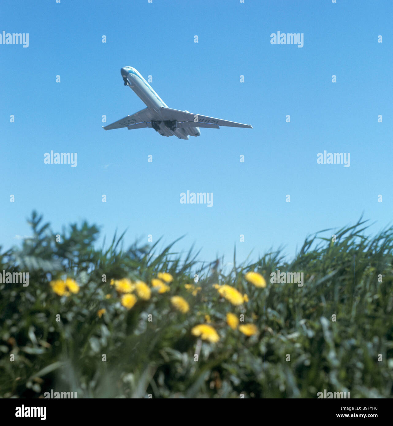 An IL 62 liner after takeoff Stock Photo - Alamy