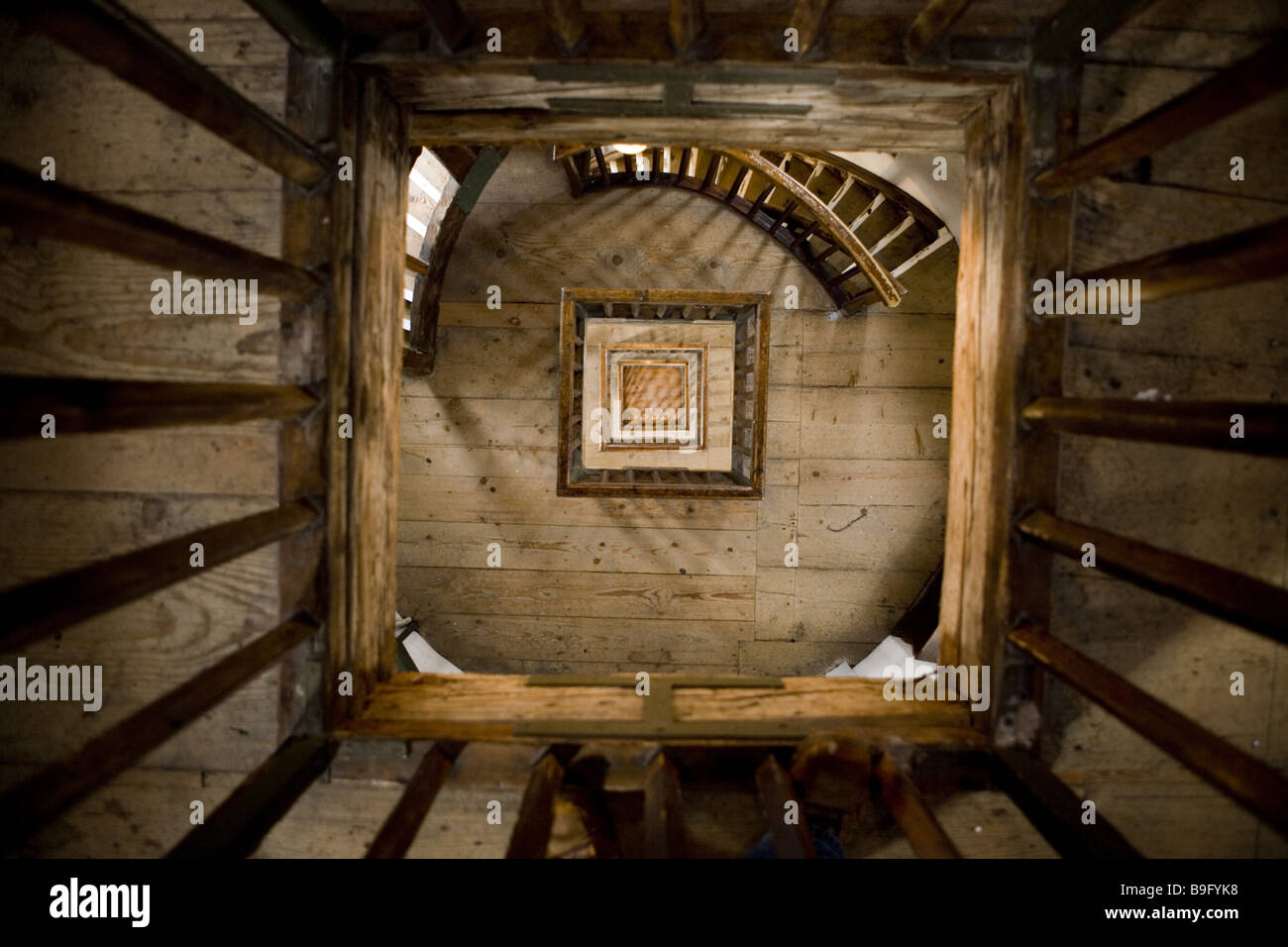 spiral stair lighthouse Lindau Stock Photo - Alamy
