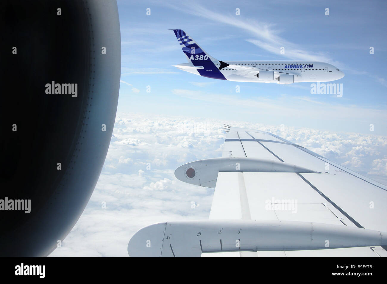 Airpwater lane air detail wings view airbus a380 [M] no property ...