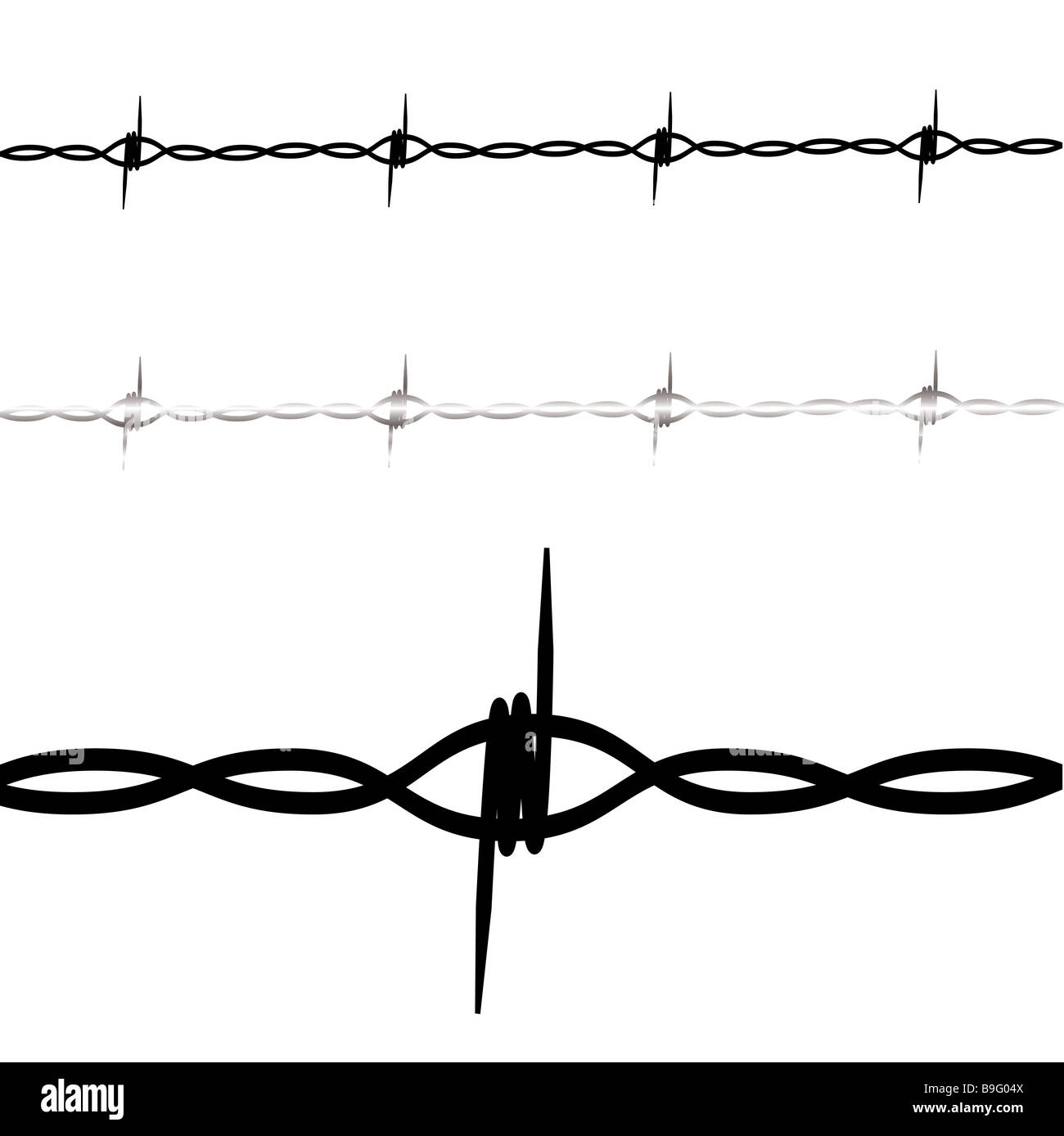 Simple Barbed Wire Tattoo