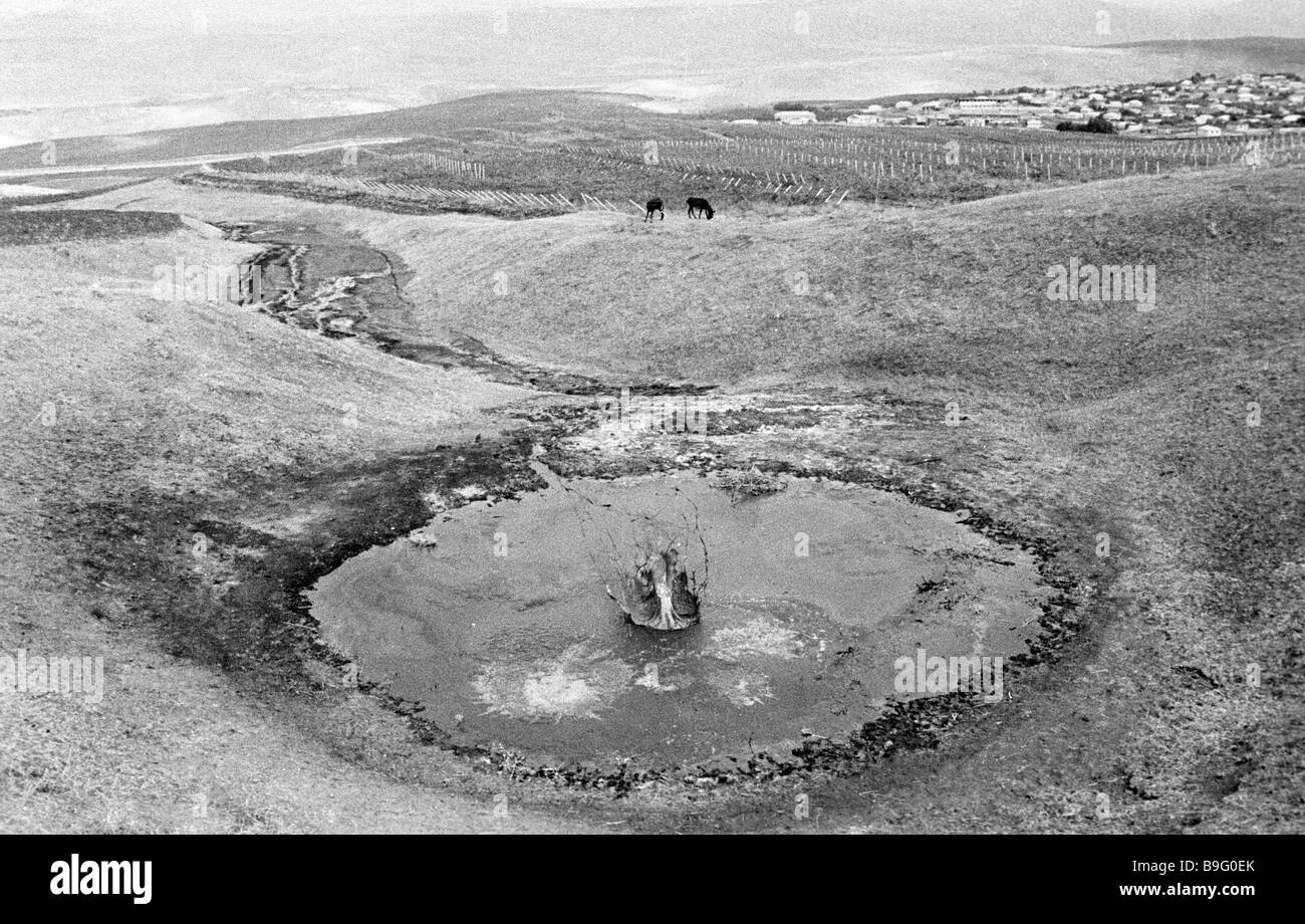 A mud volcano in the Apsheron Peninsula Stock Photo - Alamy
