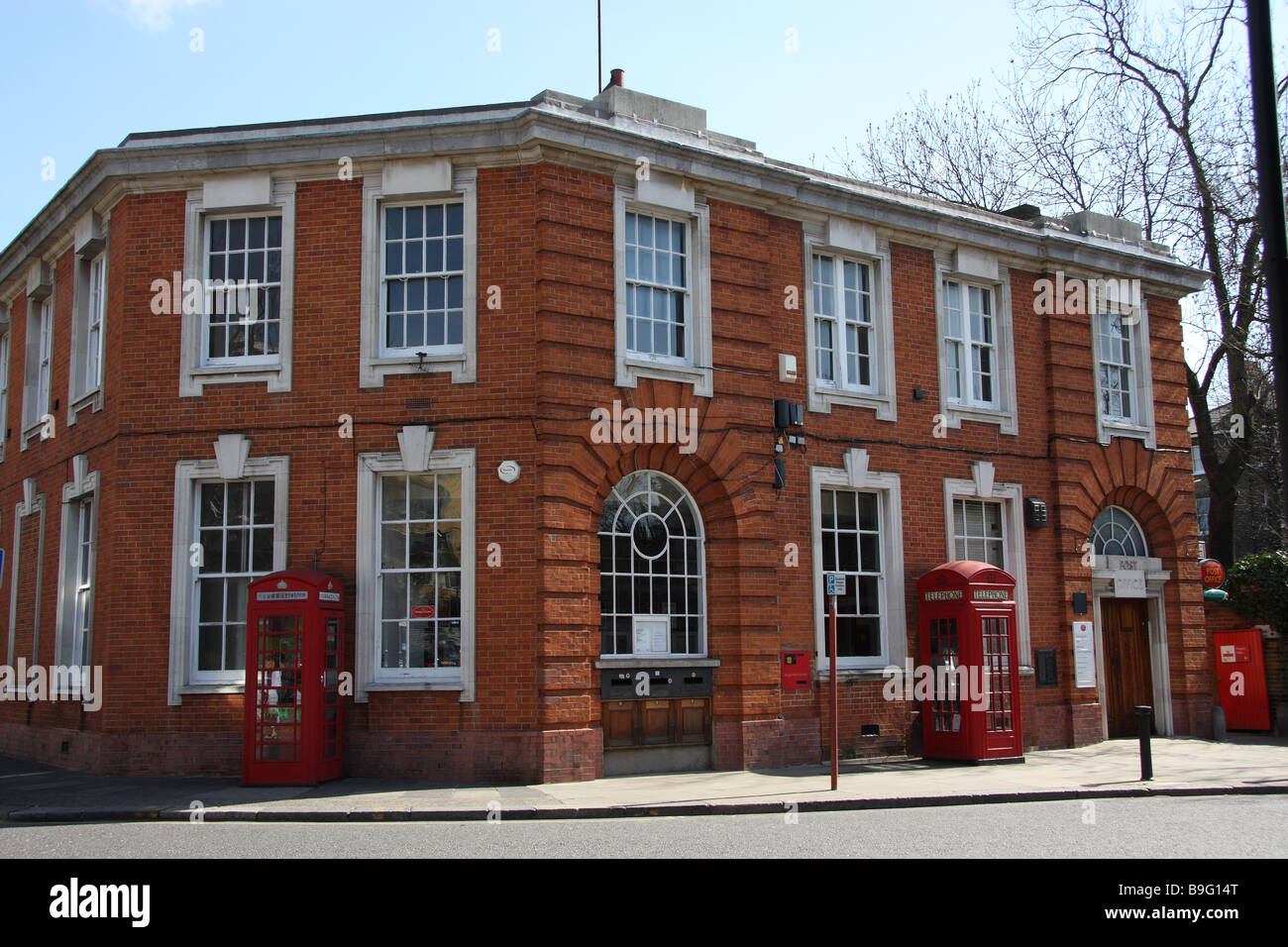 blackheath london england uk victorian post office red traditional ...