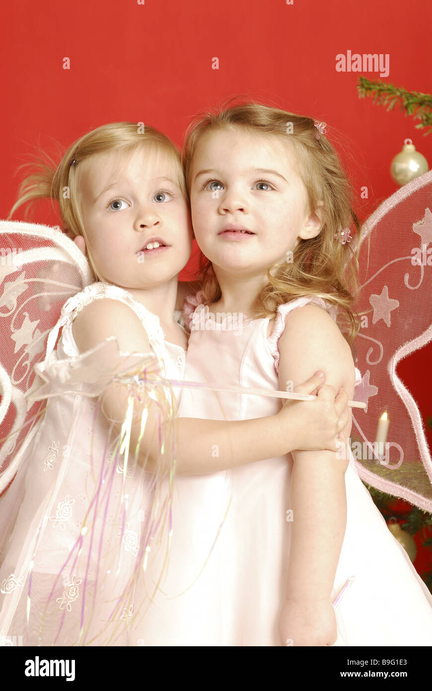 christmas girl two disguise angels star-rod embrace cheerfully series ...