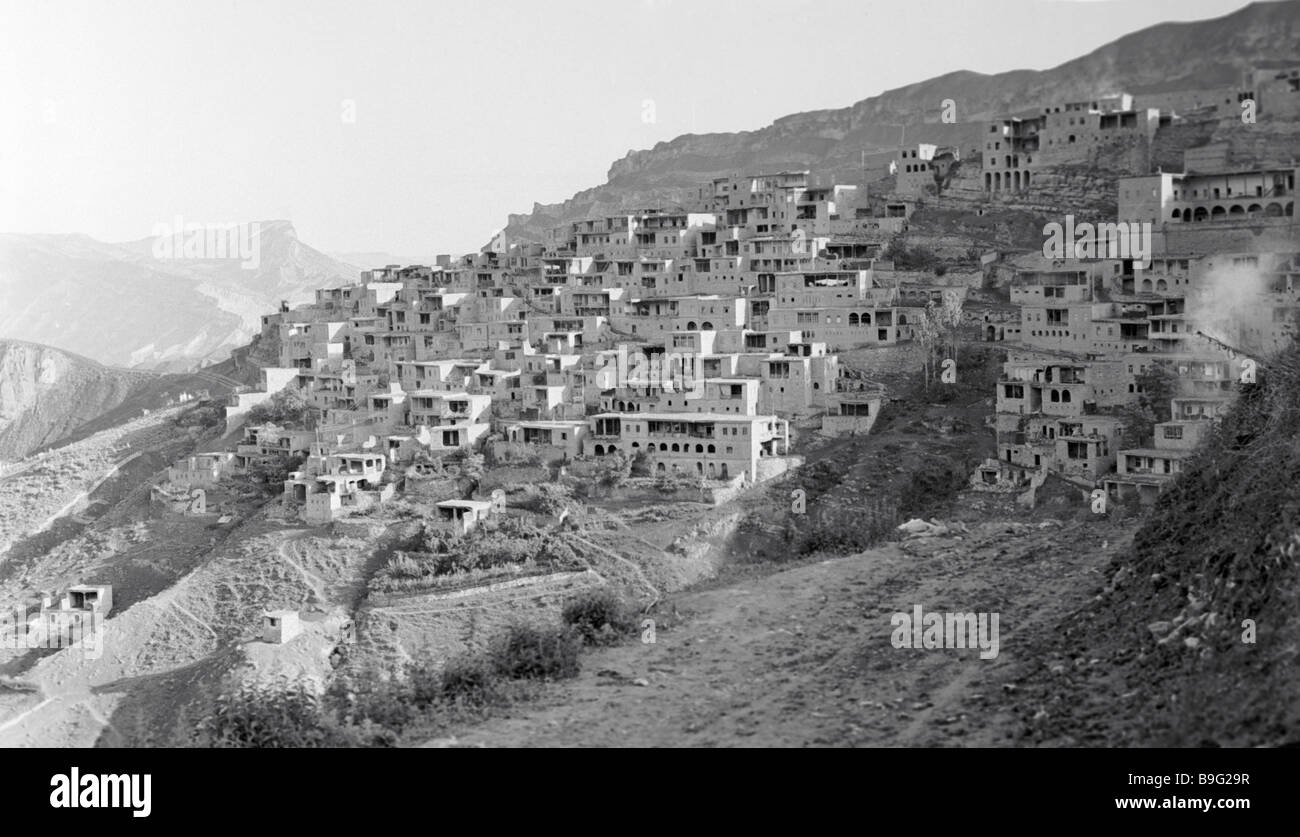 Chokh an Avar mountain village in Dagestan North Caucasus has its ...