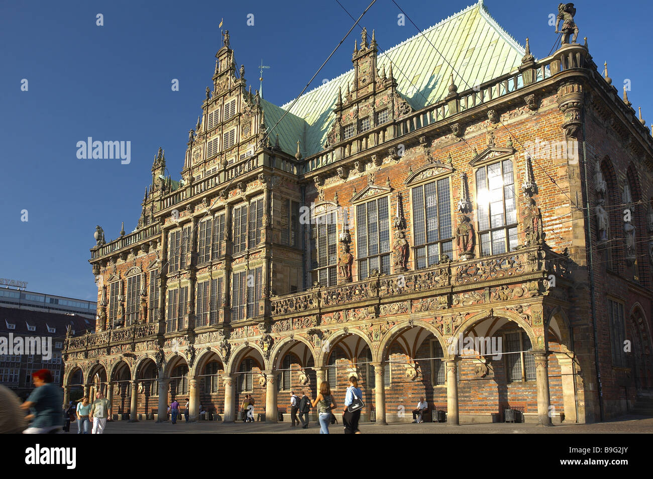 Germany Bremen town hall facade Stock Photo - Alamy