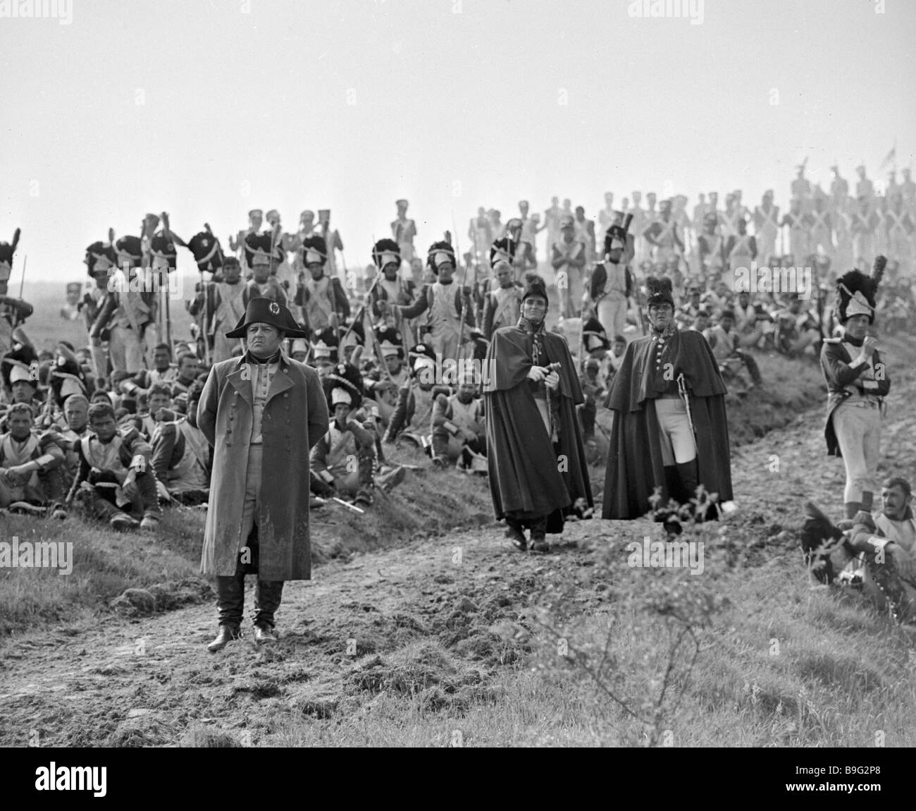 A scene showing Napoleon s march towards Grenoble from the Soviet ...