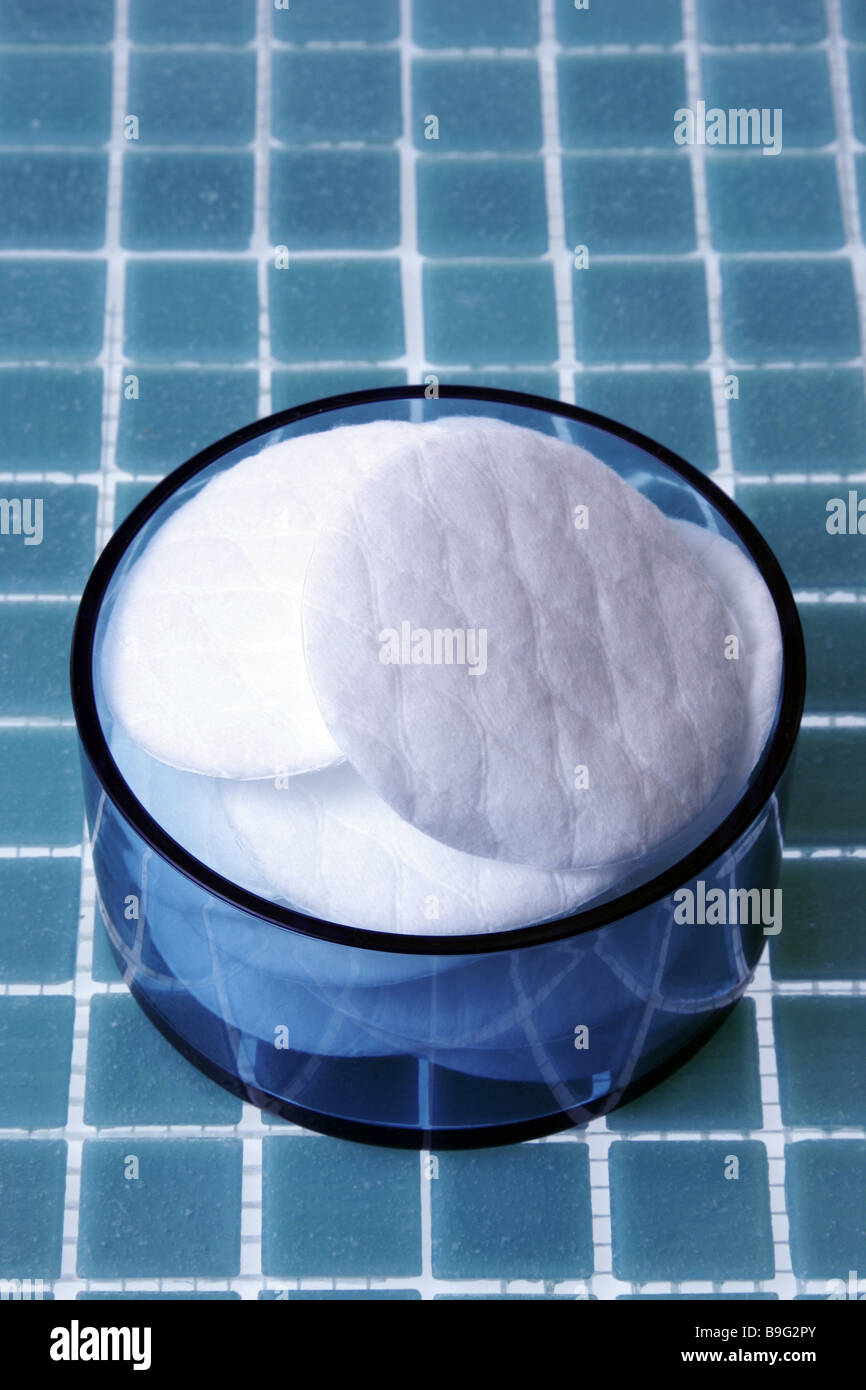 Bathrooms glass-peel cotton pads series tiles tiles blue glass ...