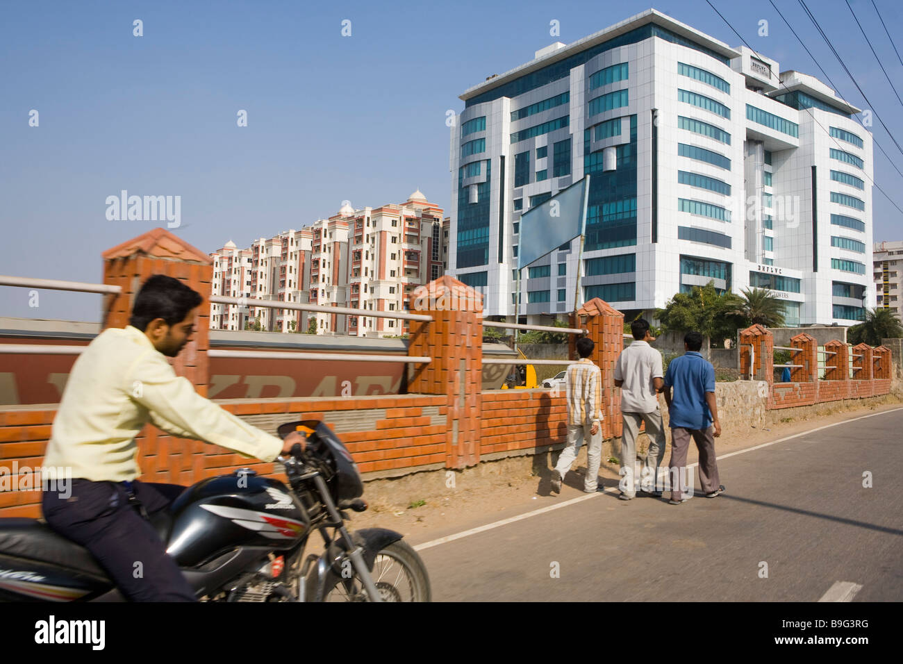 India Hyderabad Hi Tech city Silicon Towers Stock Photo - Alamy
