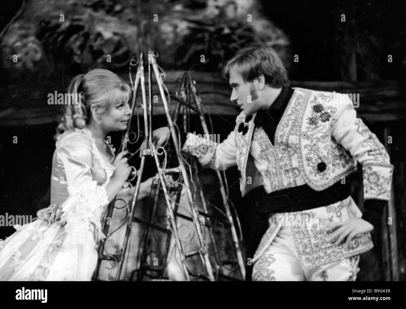 Satire Theatre actors Nina Korniyenko left as Susanne and Andrei ...