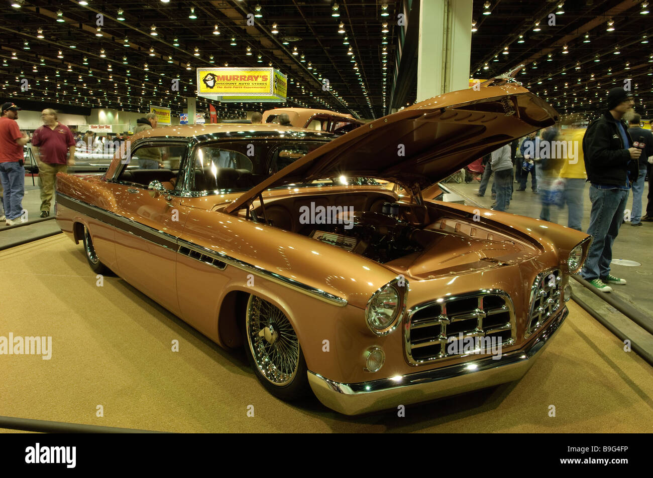 1956 Chrysler 300 hot rod at the 2009 Detroit Autorama Stock Photo - Alamy