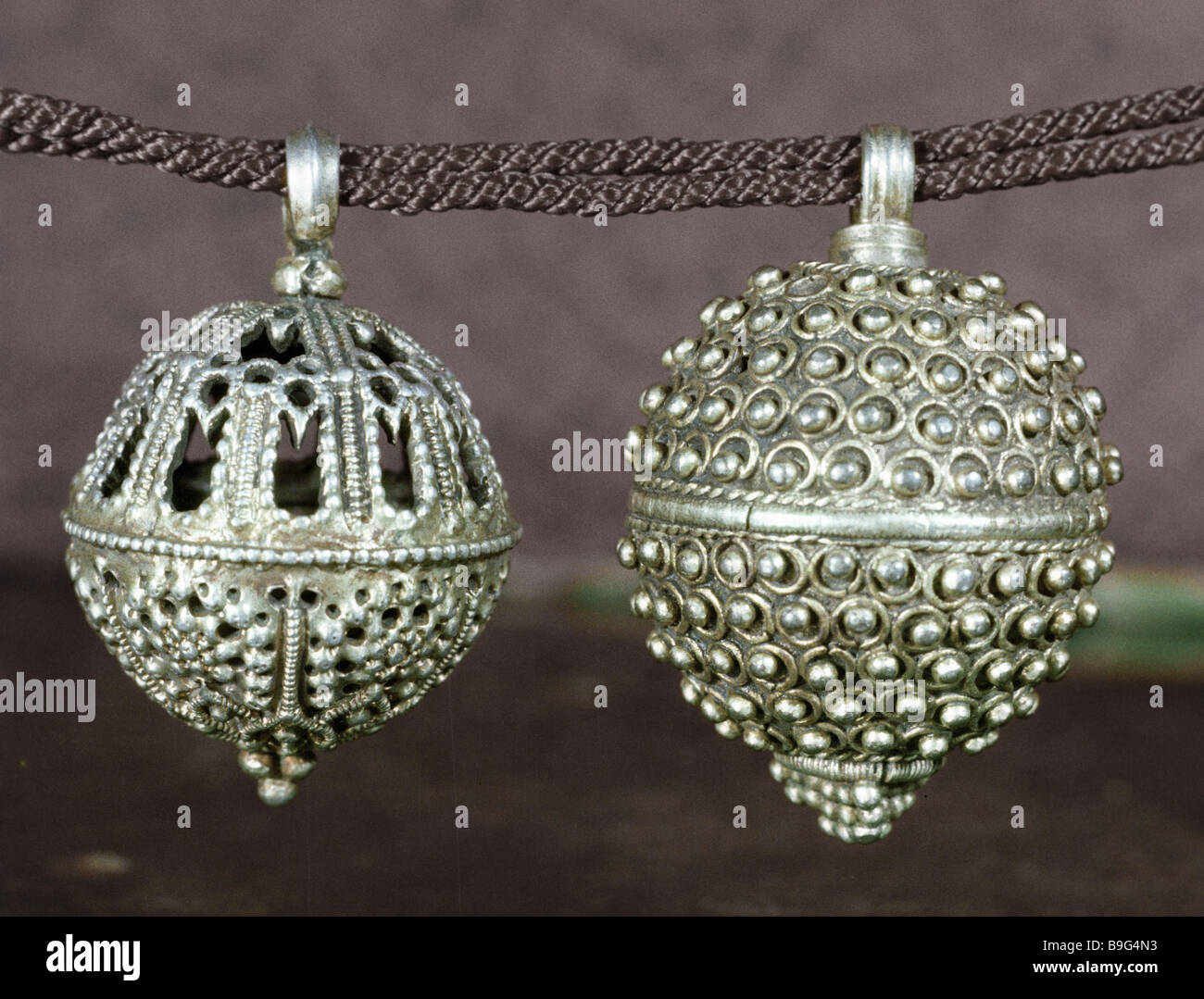Silver filigree buttons Stock Photo - Alamy