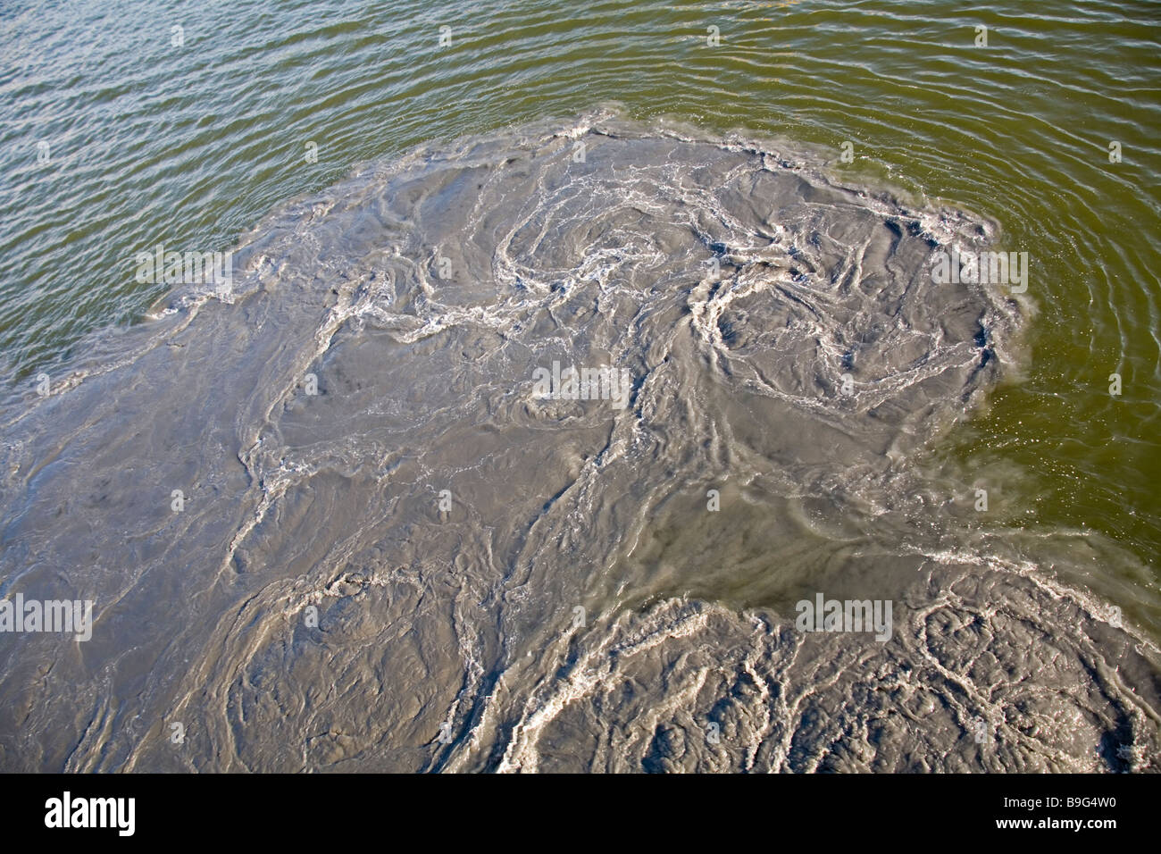 Muddy Dirty Polluted Harbour Water Gothenburg Stock Photo - Alamy