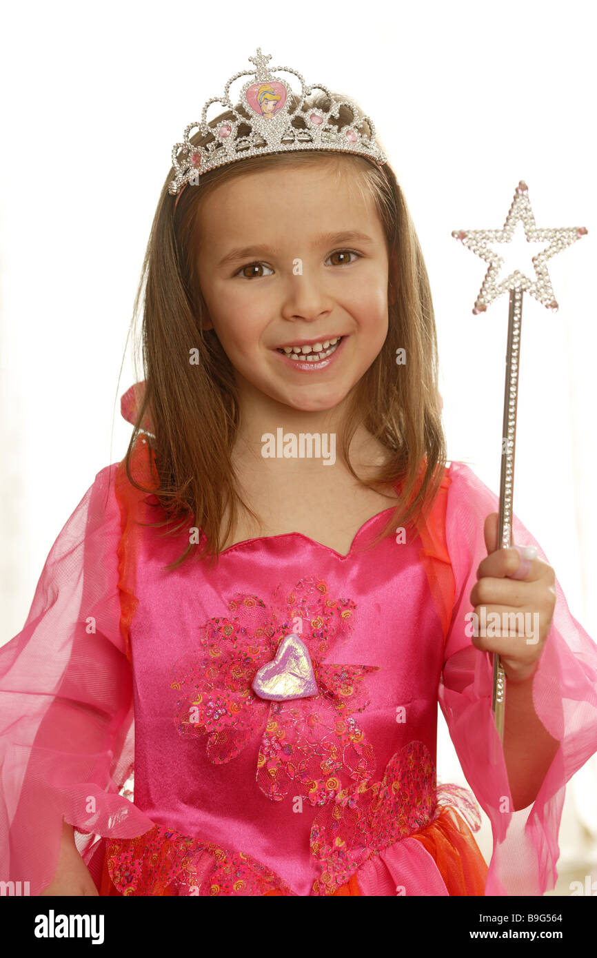 girl disguise princess laughs semi-portrait series people child long ...