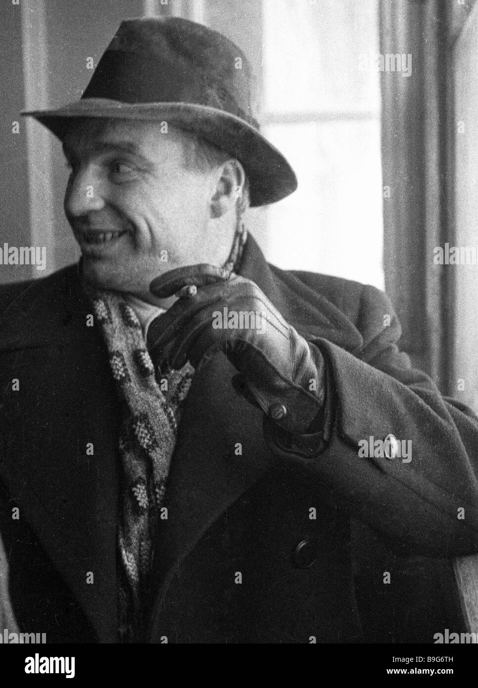 Test pilot Valery Chkalov Hero of the USSR Stock Photo - Alamy