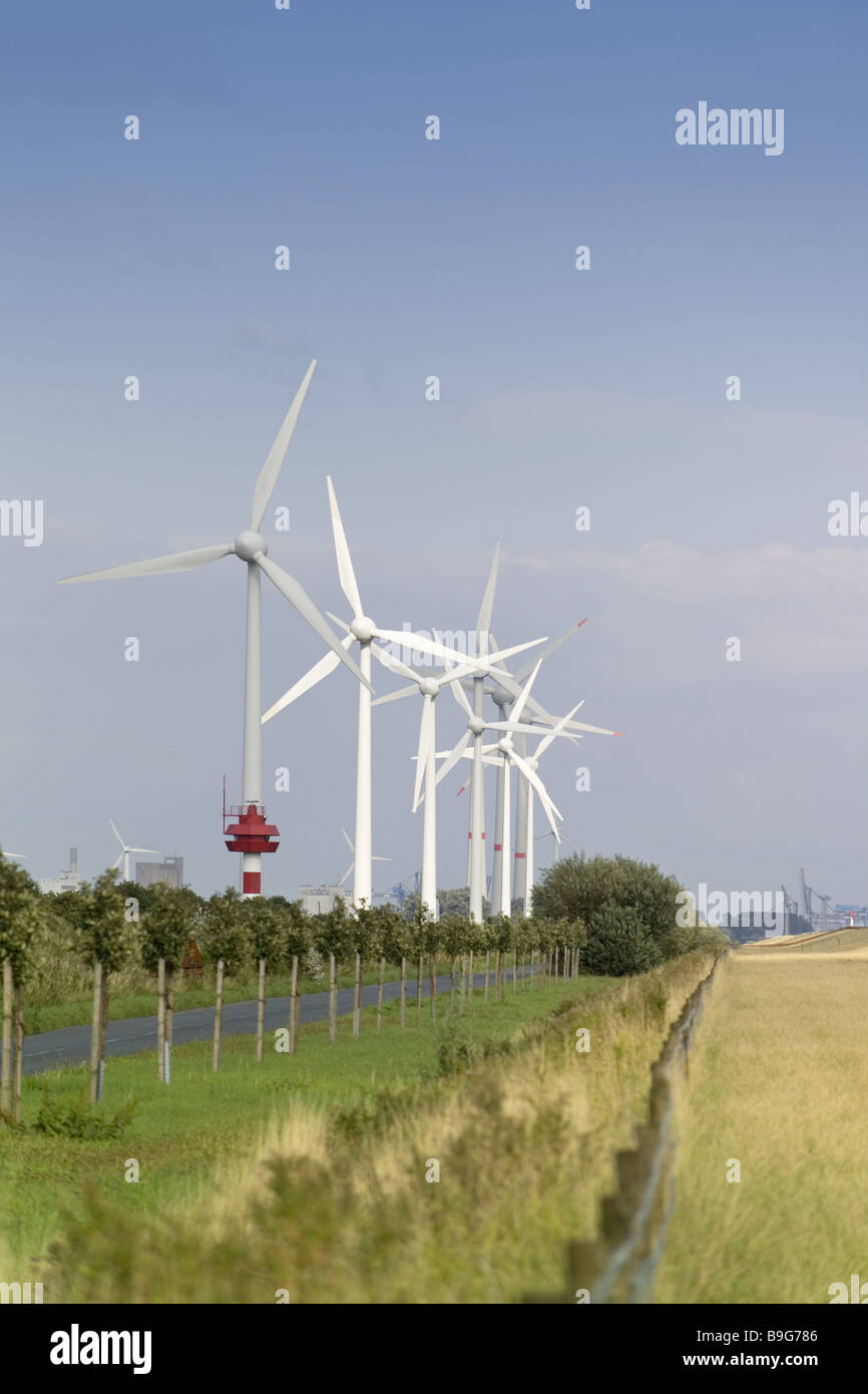 Wind park eastern germany hi-res stock photography and images - Alamy