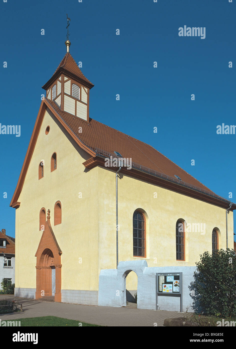 Germany Baden-Württemberg Leimen church St. Aegidius Rhine-Neckar ...