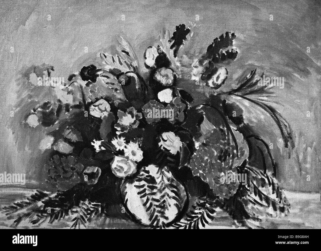 A Bouquet of Flowers in a White Vase Henri Matisse Reproduction ...