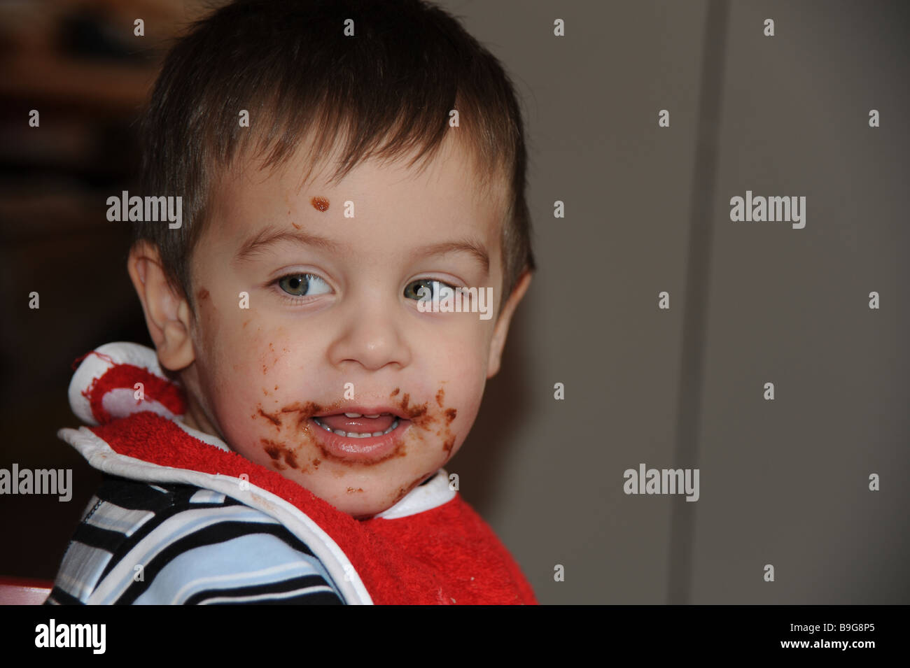 Nutella mouth hi-res stock photography and images - Alamy