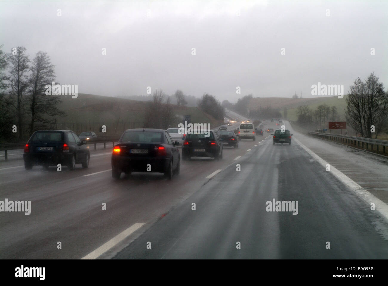 highway, auto marks, bavaria, trail, vehicles Stock Photo - Alamy
