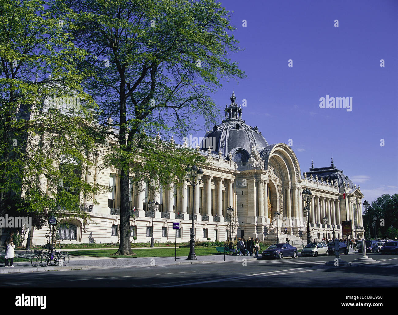 France Paris petit palace street scenery metropolis capital "small ...