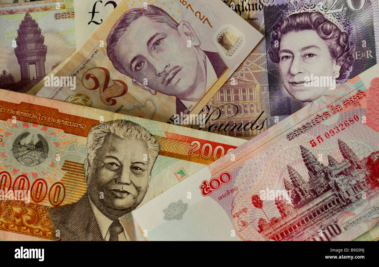 World currency notes hi-res stock photography and images - Alamy