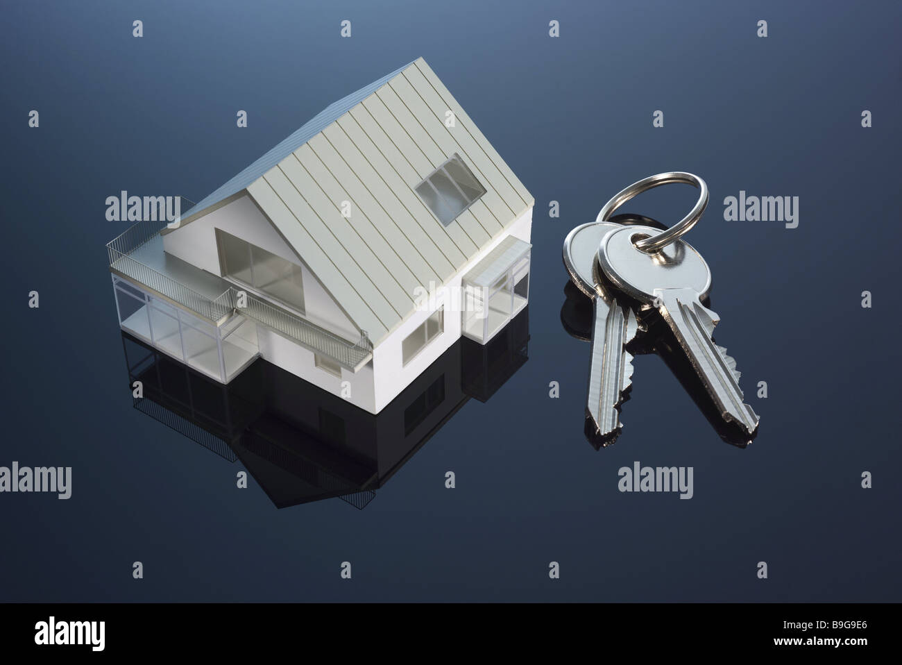 Model-house house keys series house model one-family house keys front ...