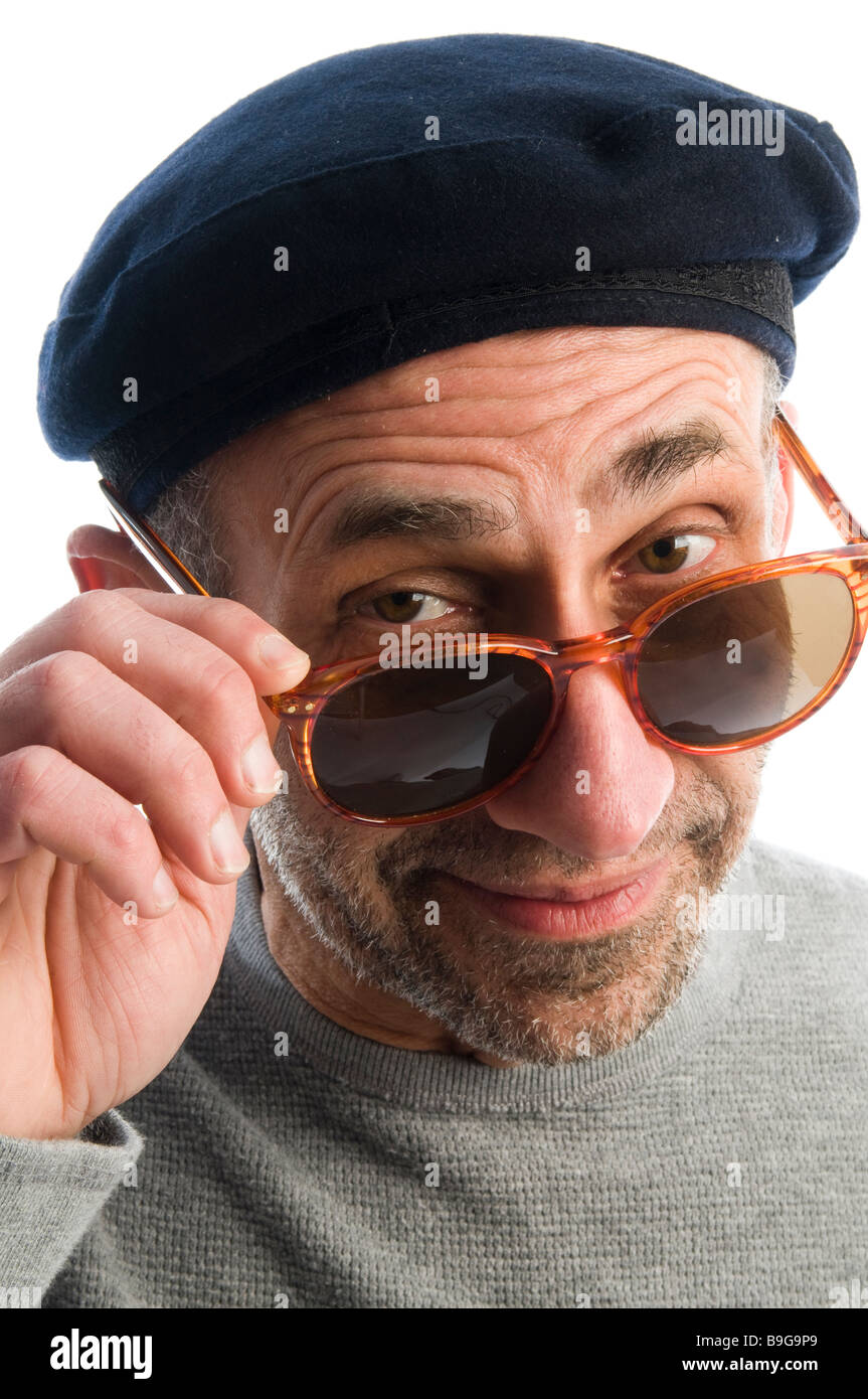 French man wearing beret hi-res stock photography and images - Alamy
