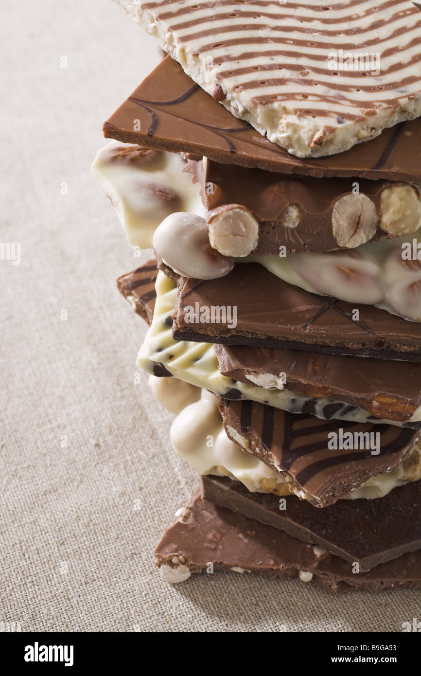 Chocolate stack Stock Photo - Alamy