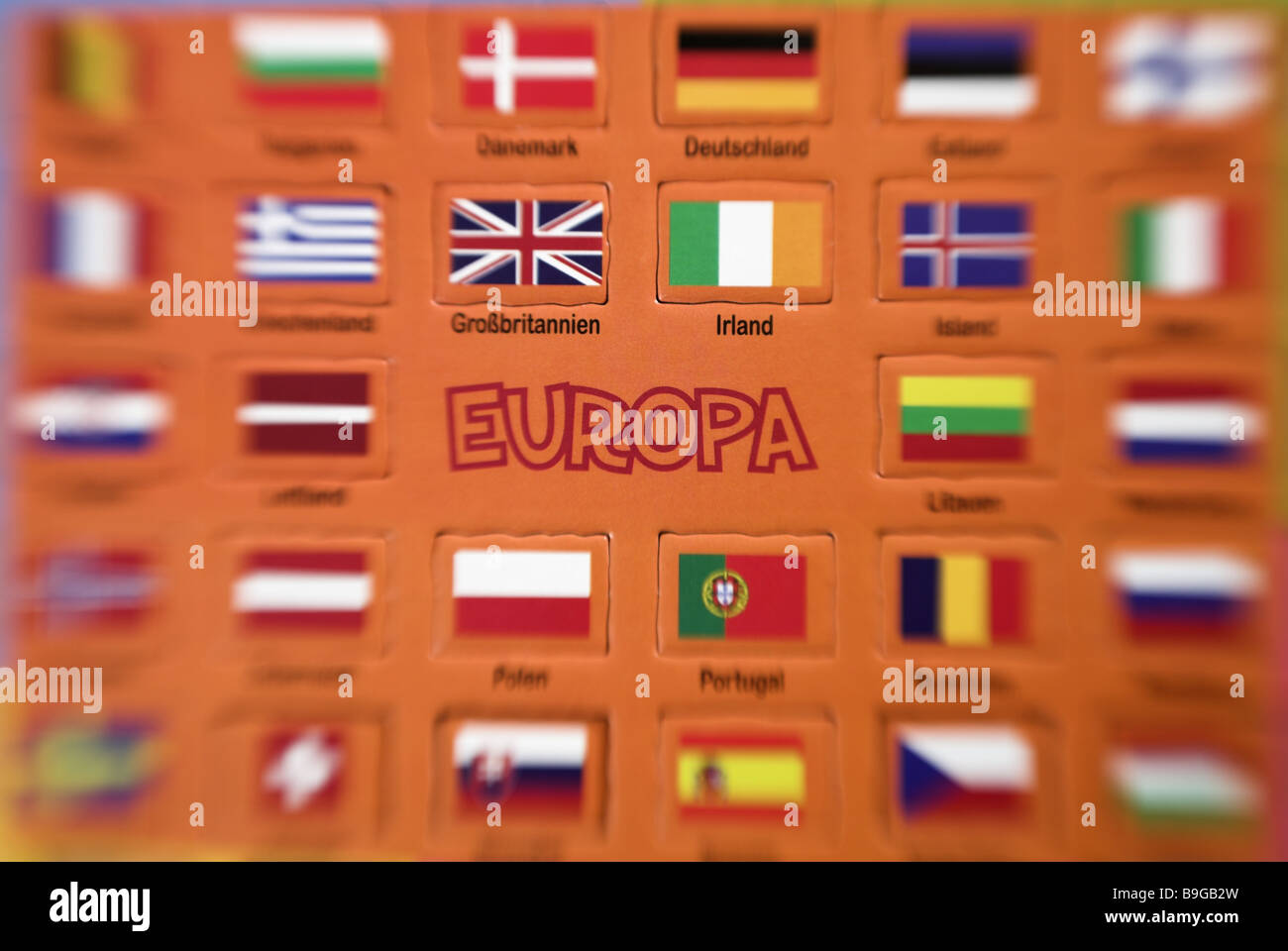 Puzzle flags European Stock Photo - Alamy