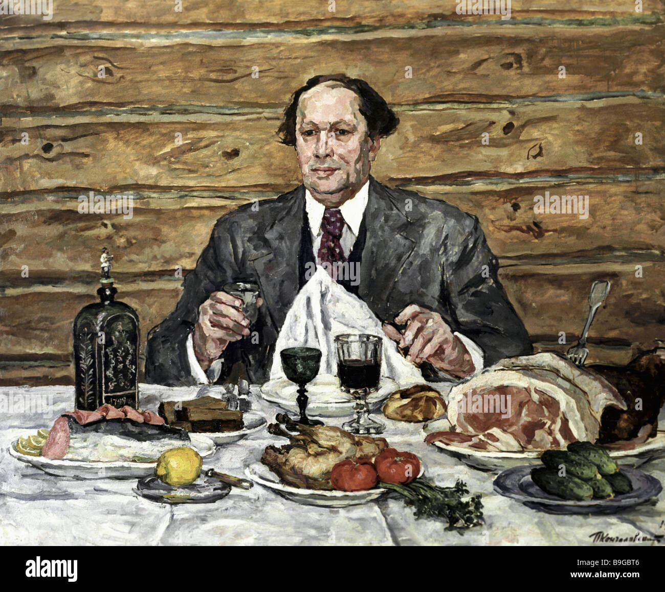 Reproduction of painting Alexei Tolstoi Visits an Artist by Peter ...