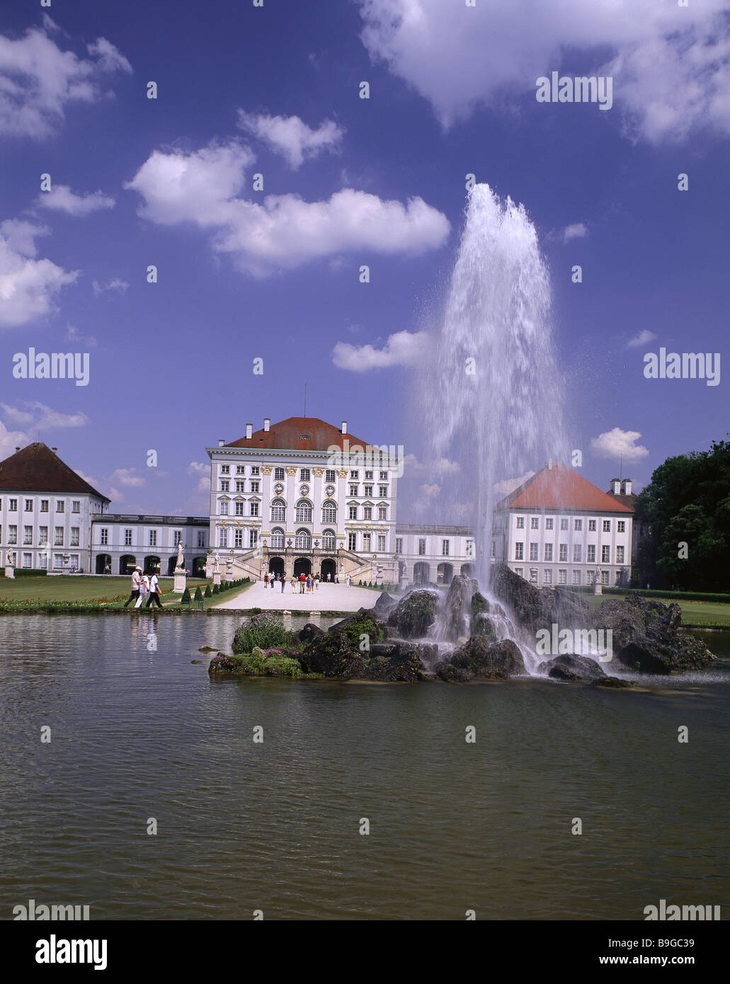 Germany Upper Bavaria Munich palace nymph-castle west-side park Bavaria ...