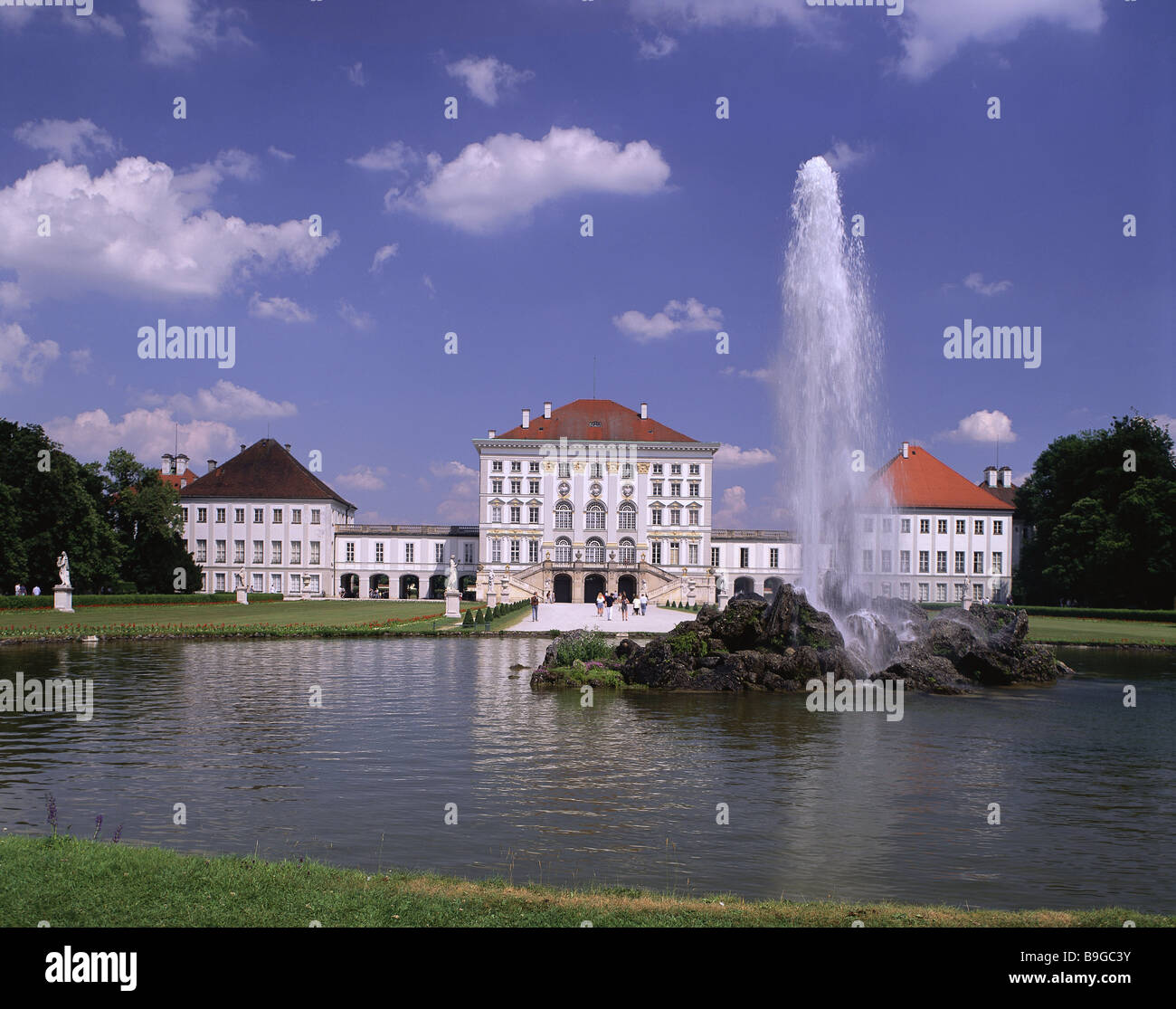 Germany Upper Bavaria Munich palace nymph-castle west-side park Bavaria ...