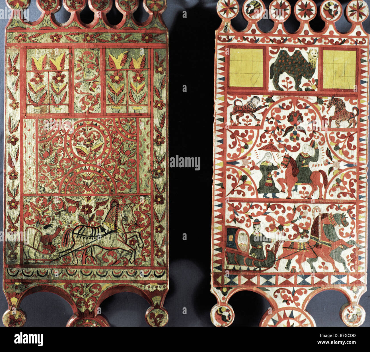 Borok style spinning wheels from the collection of writer Y Arbatov ...