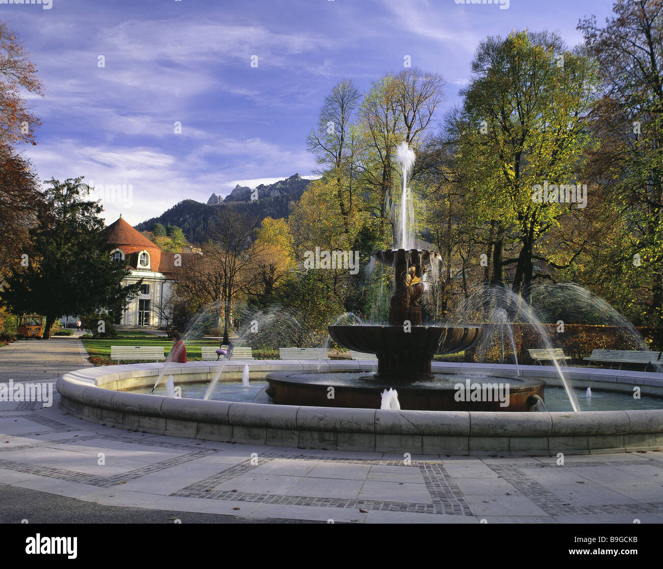 Spa gardens bad reichenhall hi-res stock photography and images - Alamy