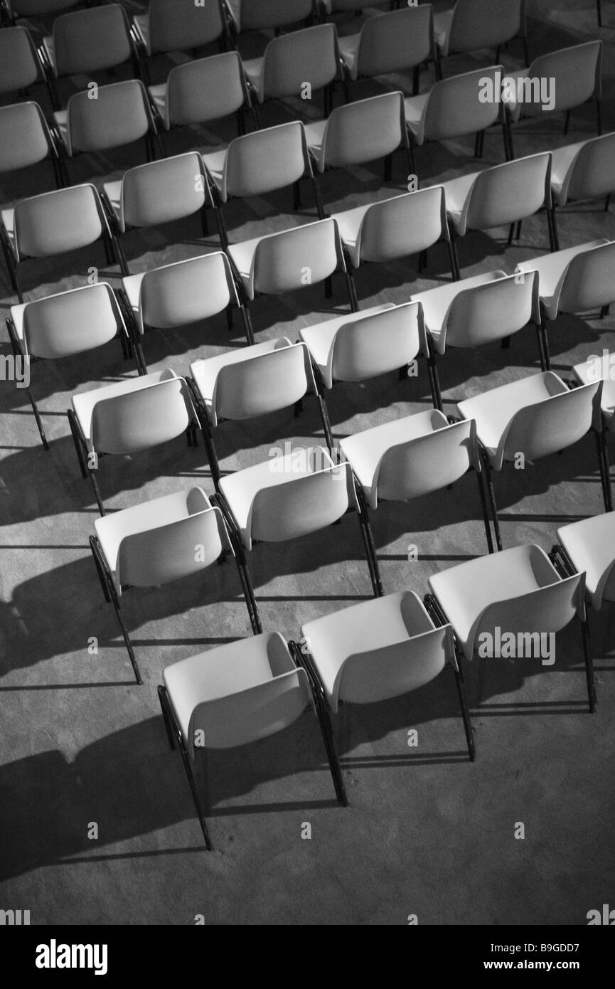 Chair-rows top view s/w auditorium lecture-hall event presentation ...