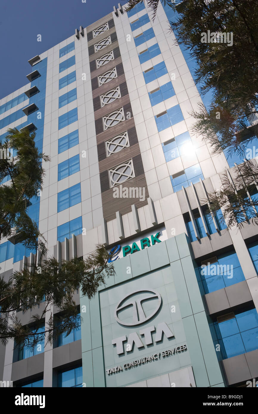 India Hyderabad Hi Tech city Tata Epark building Stock Photo - Alamy