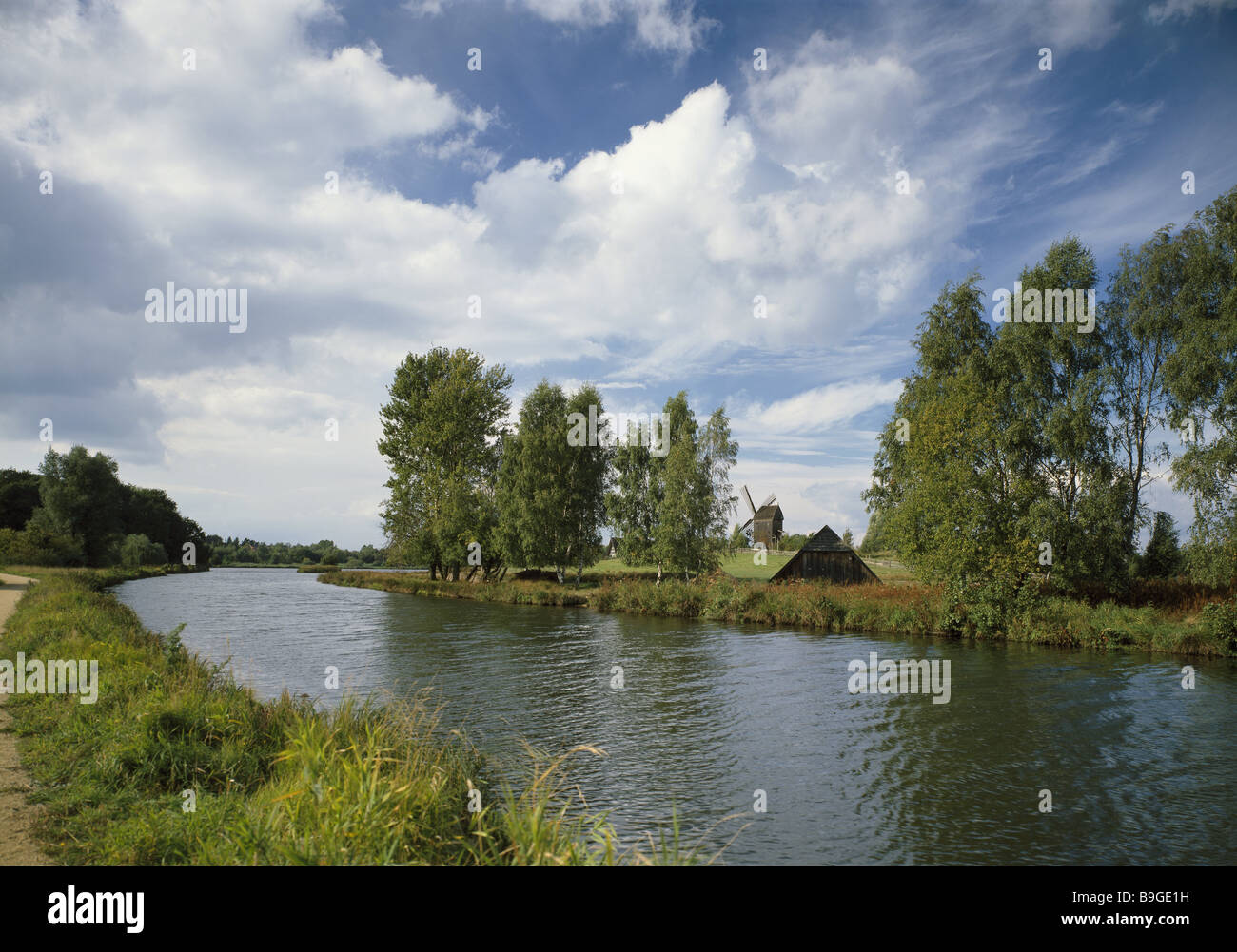 Germany Lower Saxony Lüneburger Heide Gifhorn river-landscape landscape ...