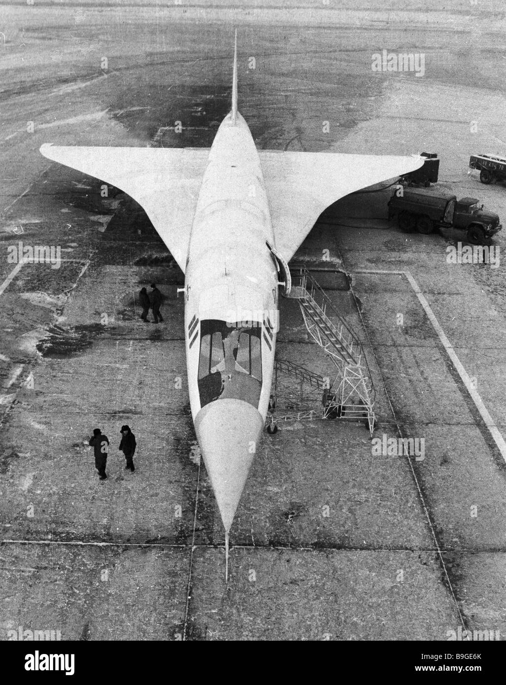 A Tu 144 plane Stock Photo - Alamy