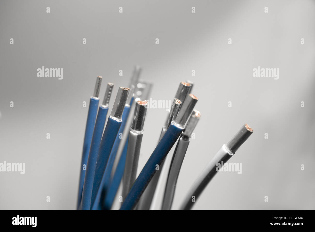 Electronics cables braids Stock Photo - Alamy